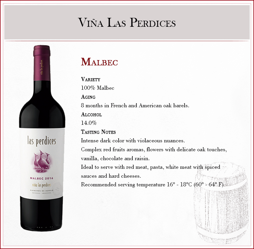 Viña Las perdices - Wood Wines Imports